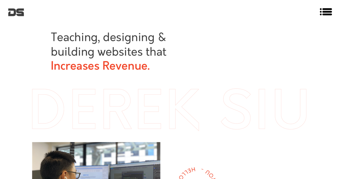 Derek Siu - Website Designer & Webflow Developer